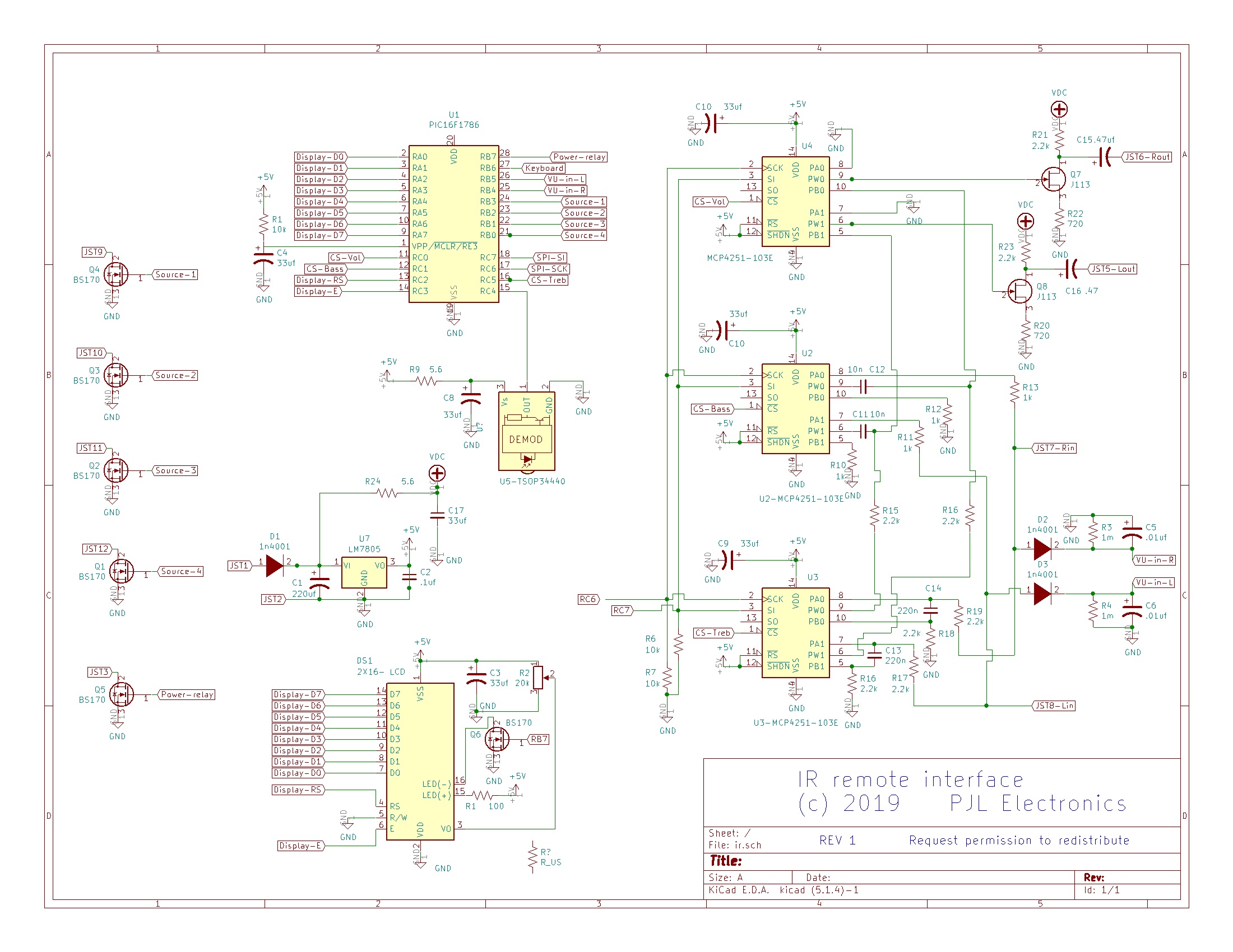 Sony IR receiver – PJL Electronics LLC