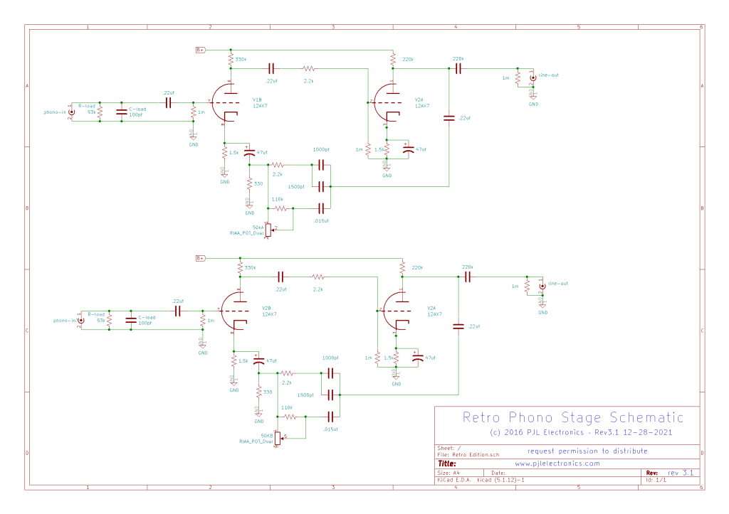 retro phono stage schematic – PJL Electronics LLC